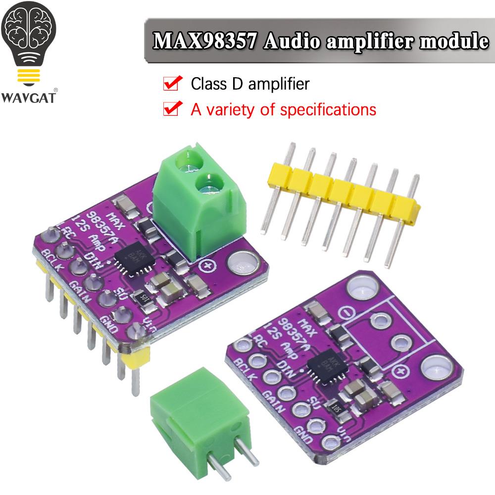 Max98357 I2S 3W Class D Amplifier Breakout Interface Dac Decoder Module Filterles Audio Board ...