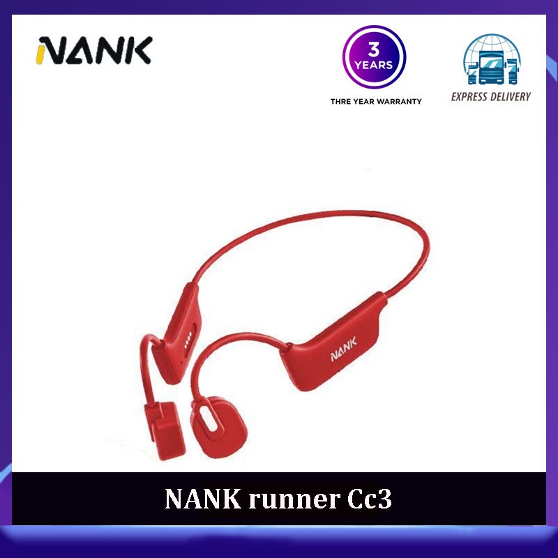 NANK runner Cc3 Bone Conduction Headset Bluetooth Wireless Running ...