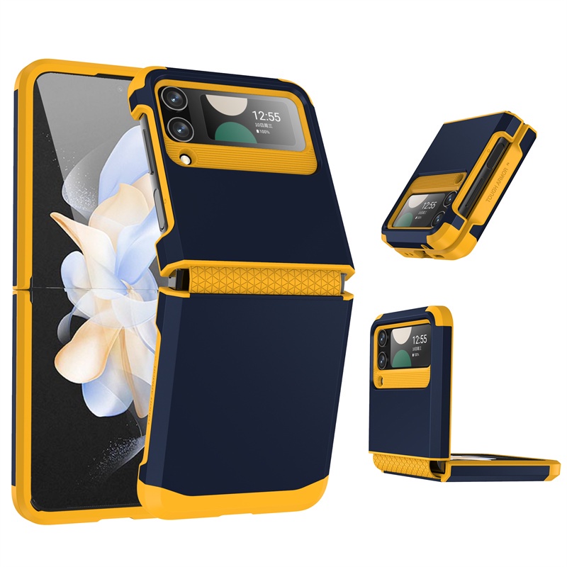2 In 1 Heavy Duty Armor Phone Casing Samsung Z Flip 6 5 4 3 Z Flip 4 ...