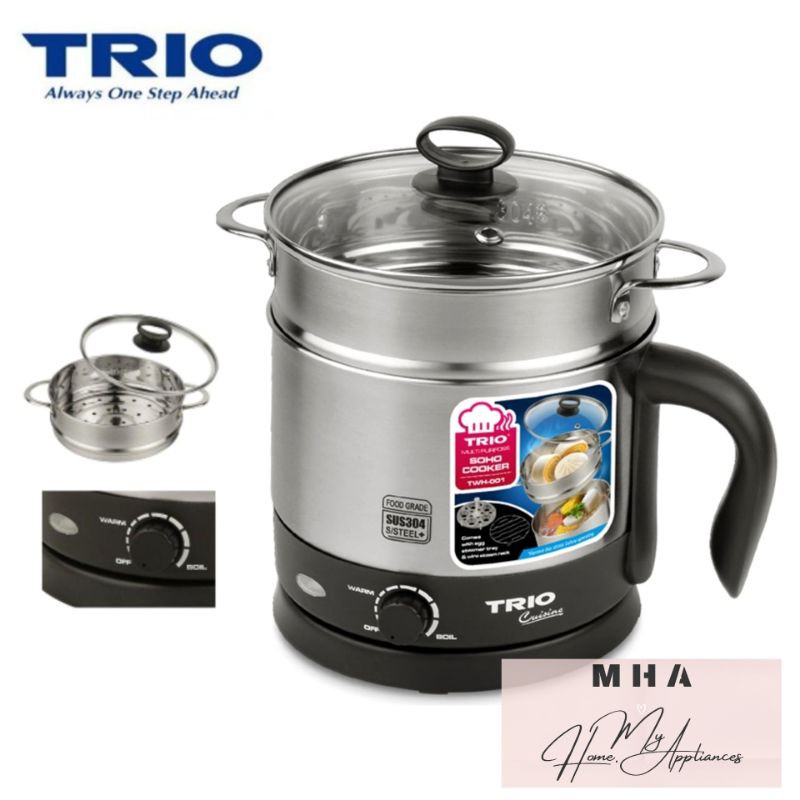 TRIO NOODLE COOKER STAINLESS STEEL TWH001 | Shopee Malaysia