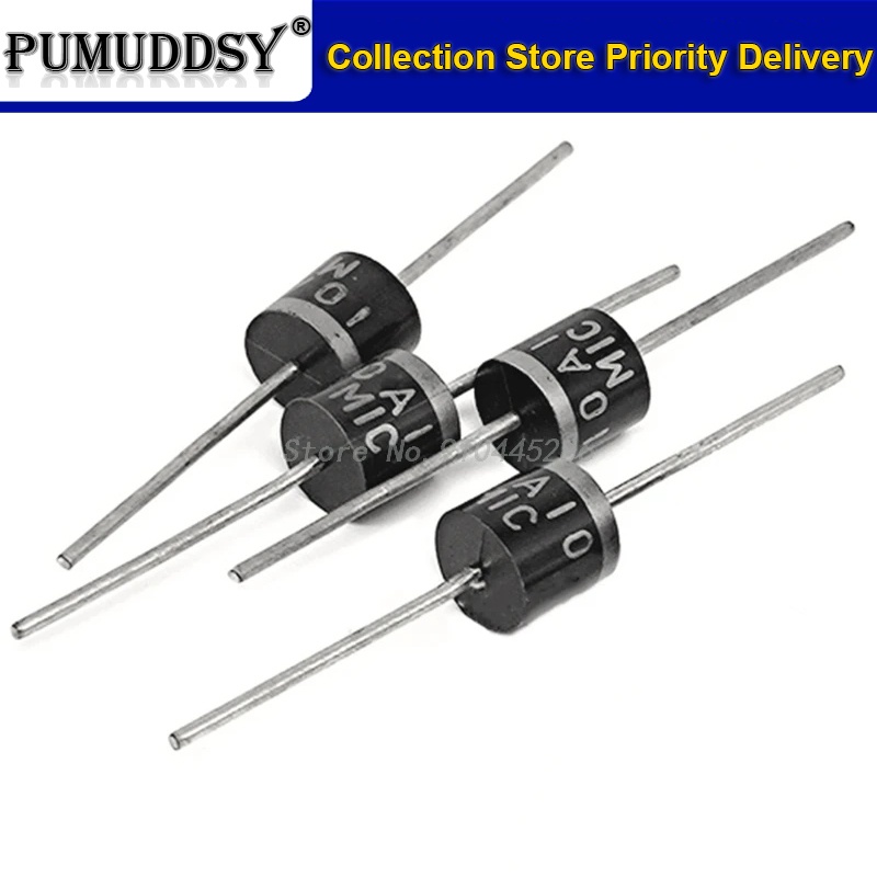 10PCS 10A10 6A10 20A10 R-6 DIP 6A 10A 20A 1000V Electrical Axial Rectifier Diode | Shopee Malaysia