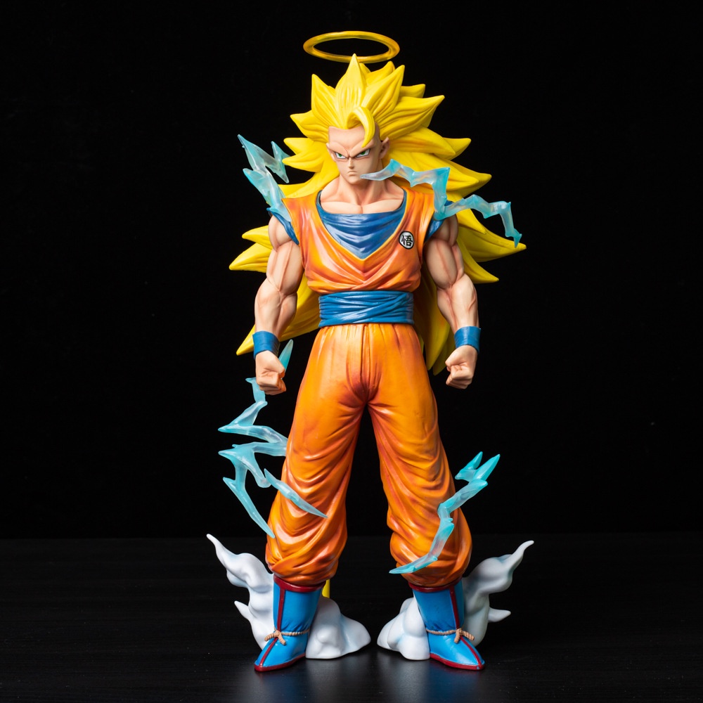 35cm Dragon Ball Z Anime Figure Son Goku DBZ Super Saiyan GK Kakarotto ...