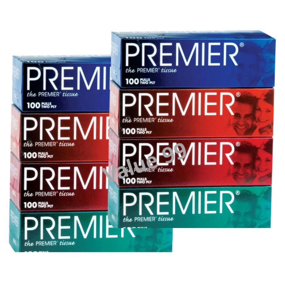 [value99] Premier Facial Tissue (2ply x 100pcs) 面纸 盒装（2层 x 100片）Premier ...