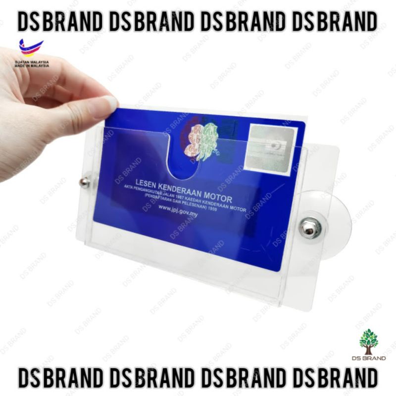 Pemegang Roadtax Akrilik (Acrylic) Roadtax Pocket Holder / Small Road ...