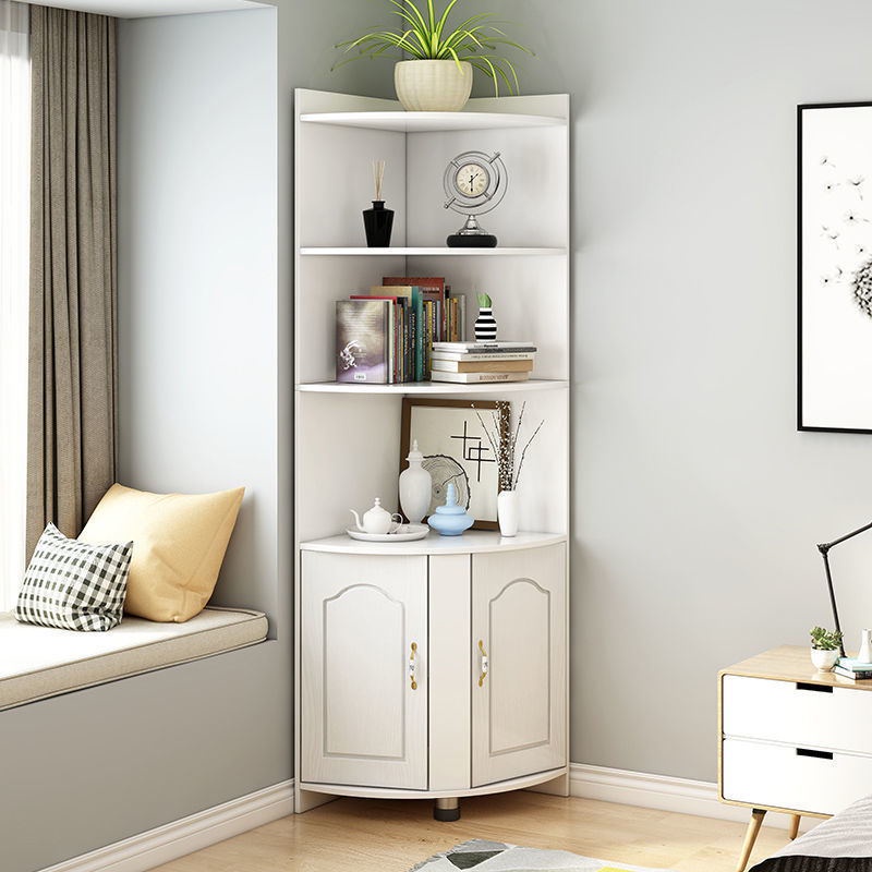 Corner Cabinet Living Room Triangle Storage Rack Corner Locker Corner ...