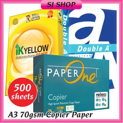 A3 70gsm Copier Paper | A3 IK Yellow | A3 Double A | A3 PaperOne 75gsm ...