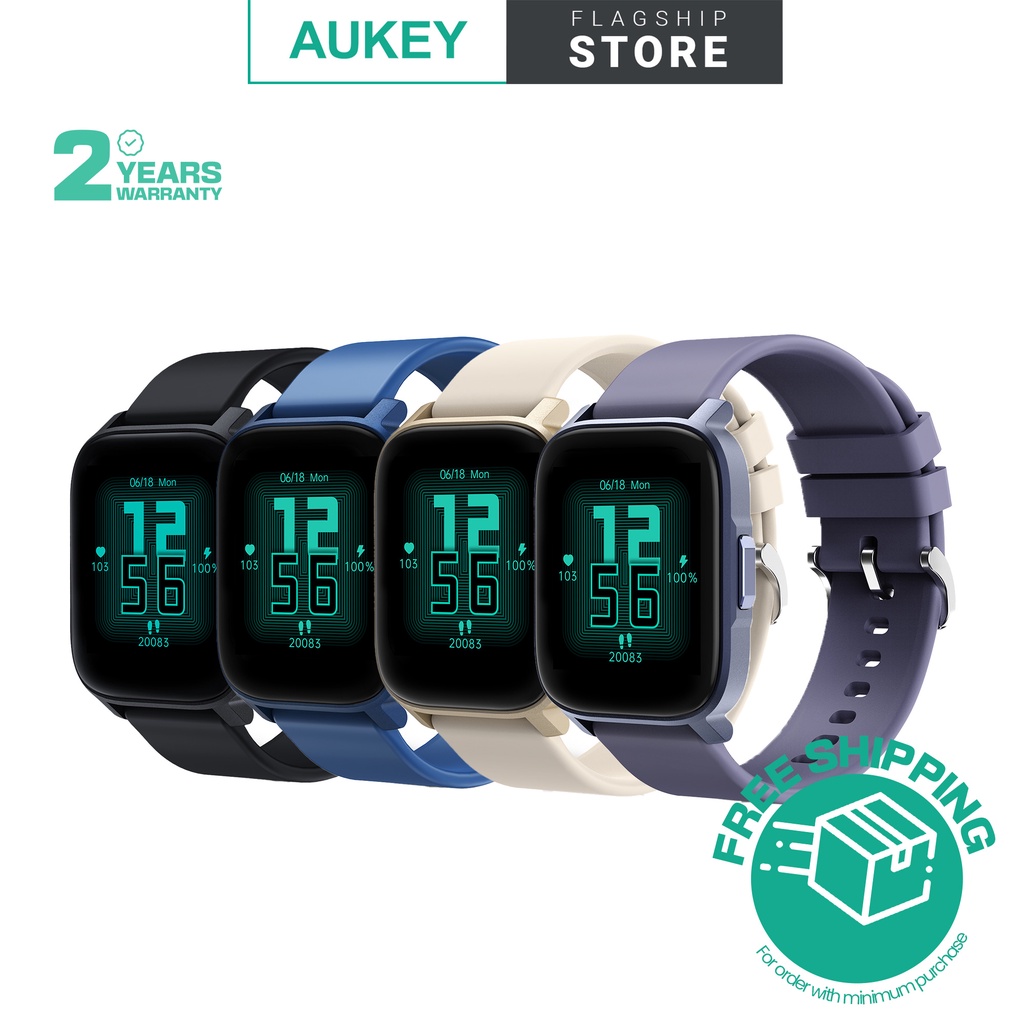 Aukey SW-1S Smart Watch 1S Fitness Tracker Water Resistance 30 sports ...