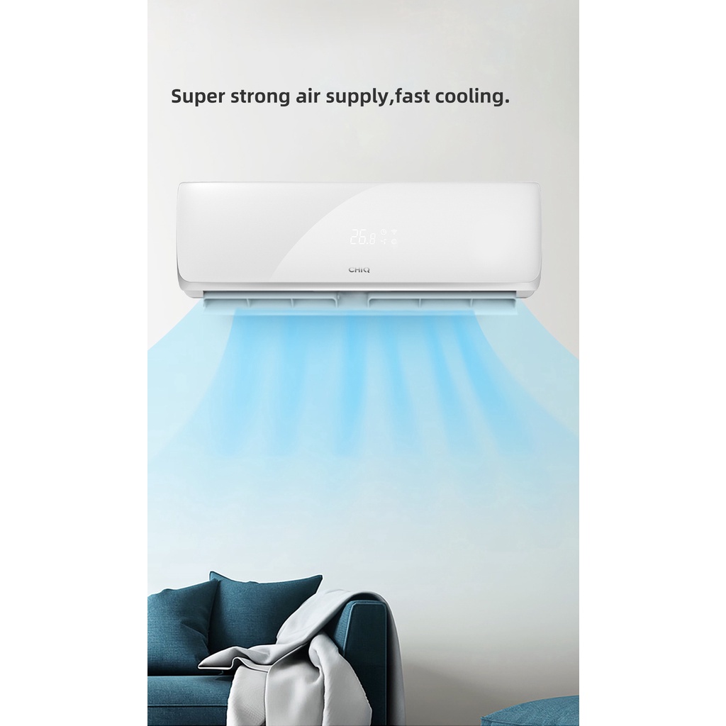 CHiQ Inverter / Non-Inverter Air Cond R32 Air Conditioner 9K-12K BTU ...