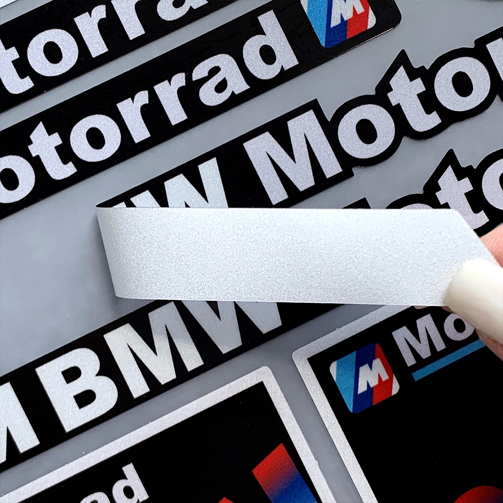 BMW Motorrad Motorsport Reflective Emblem Badge Sticker Decals for BMW ...