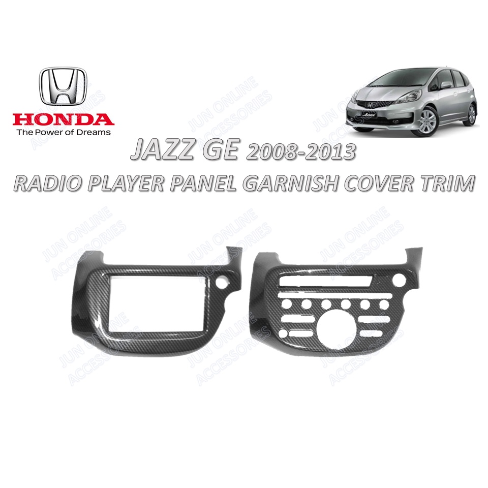 Honda Jazz GE 2008-2013 Radio Player Panel Garnish Trim Interior Cover ...
