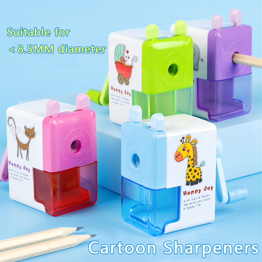 Cartoon Pencil Sharpener Hand-Cranked Pencil Sharpener Boxed Single ...