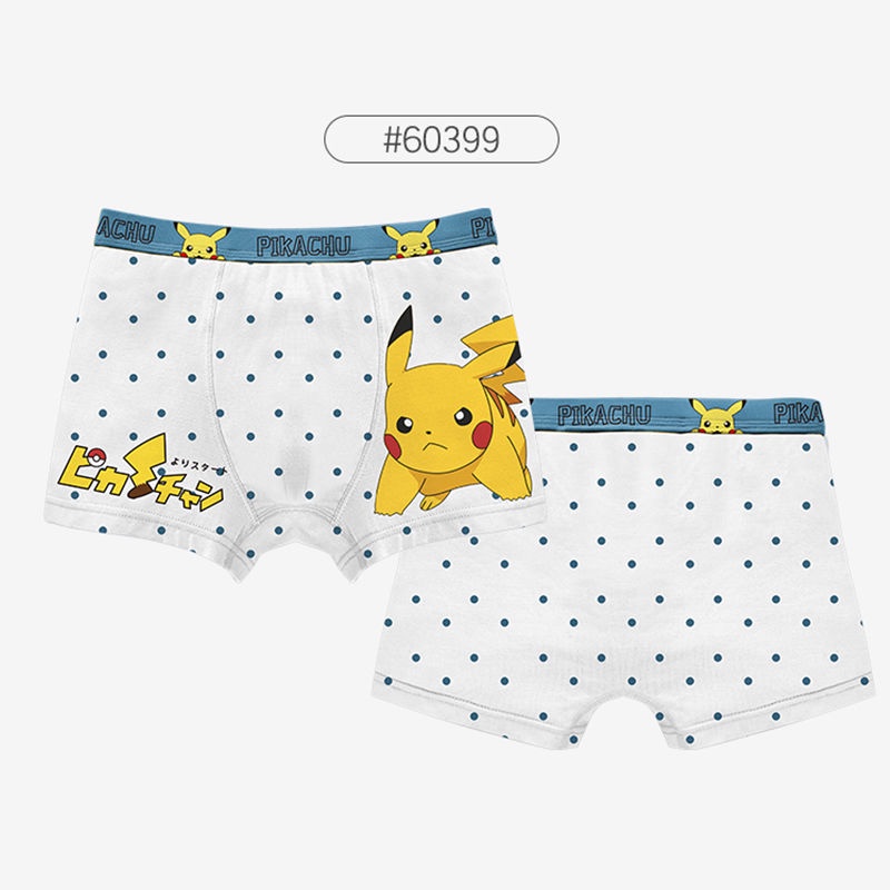 Pikachu Pure Cotton Boys' Underwear Summer Thin Shorts Children's ...
