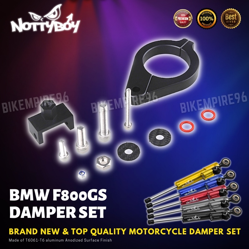 BMW F800GS NOTTYBOY DAMPER SET Motorcycle Steering Stabilize Damper ...
