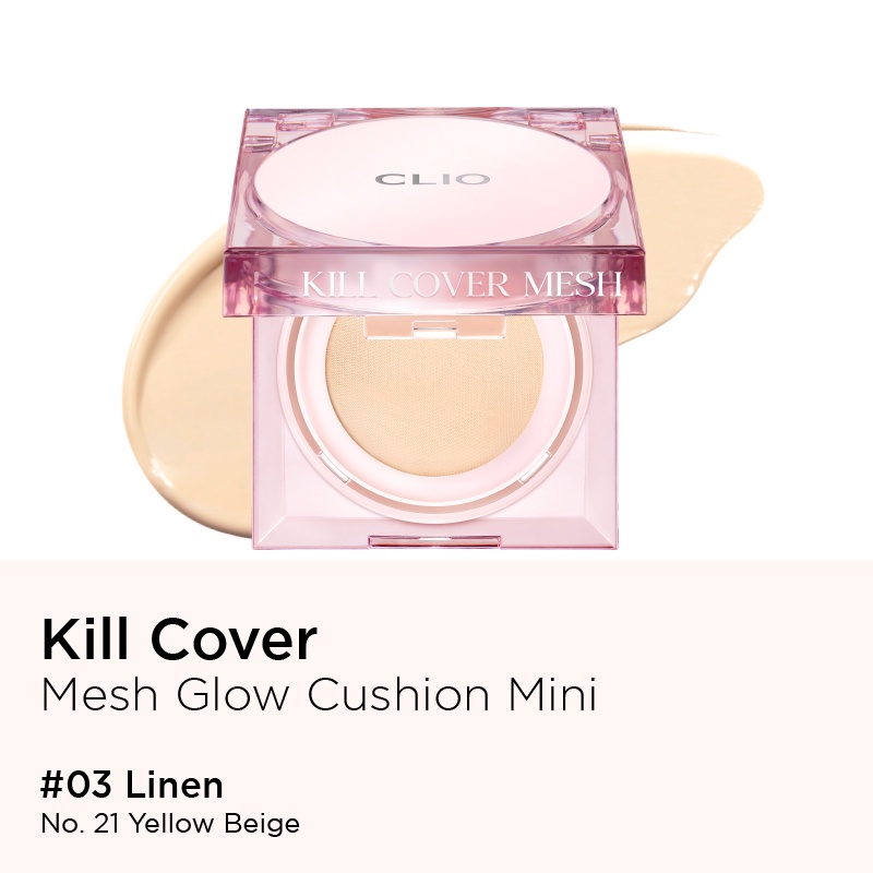 CLIO Kill Cover Mesh Glow Cushion SPF50+ PA++++ - 4 Colors to Choose ...