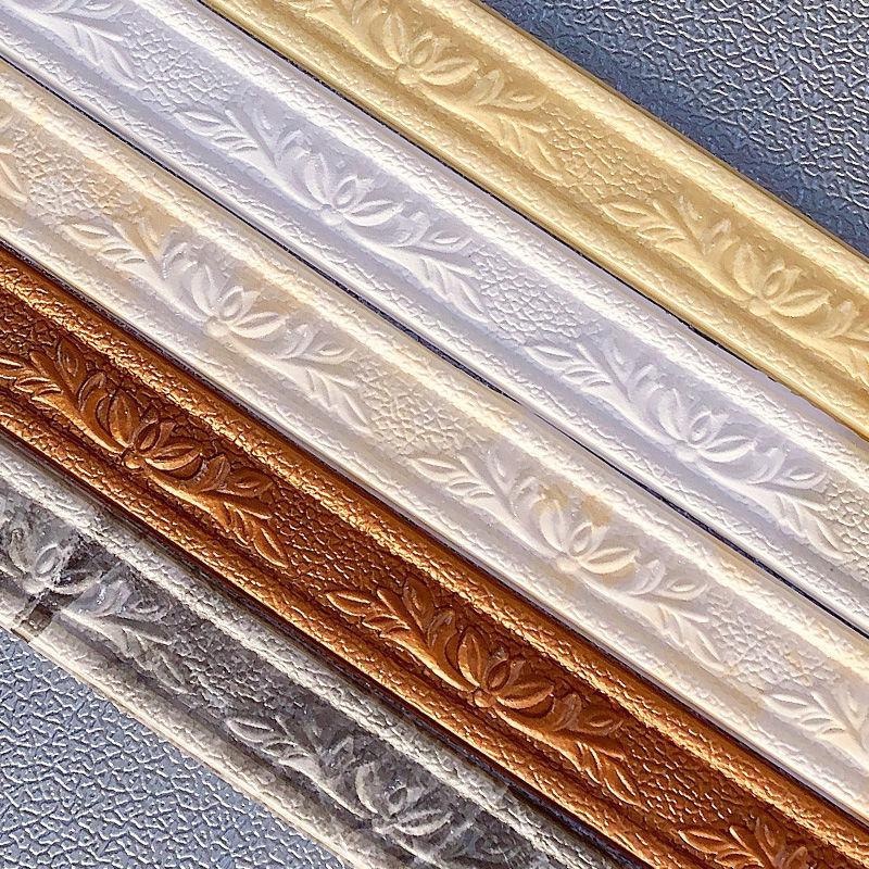 2,3mx4cm Self adhesive skirting wall sticker wallpaper diy waistline ...