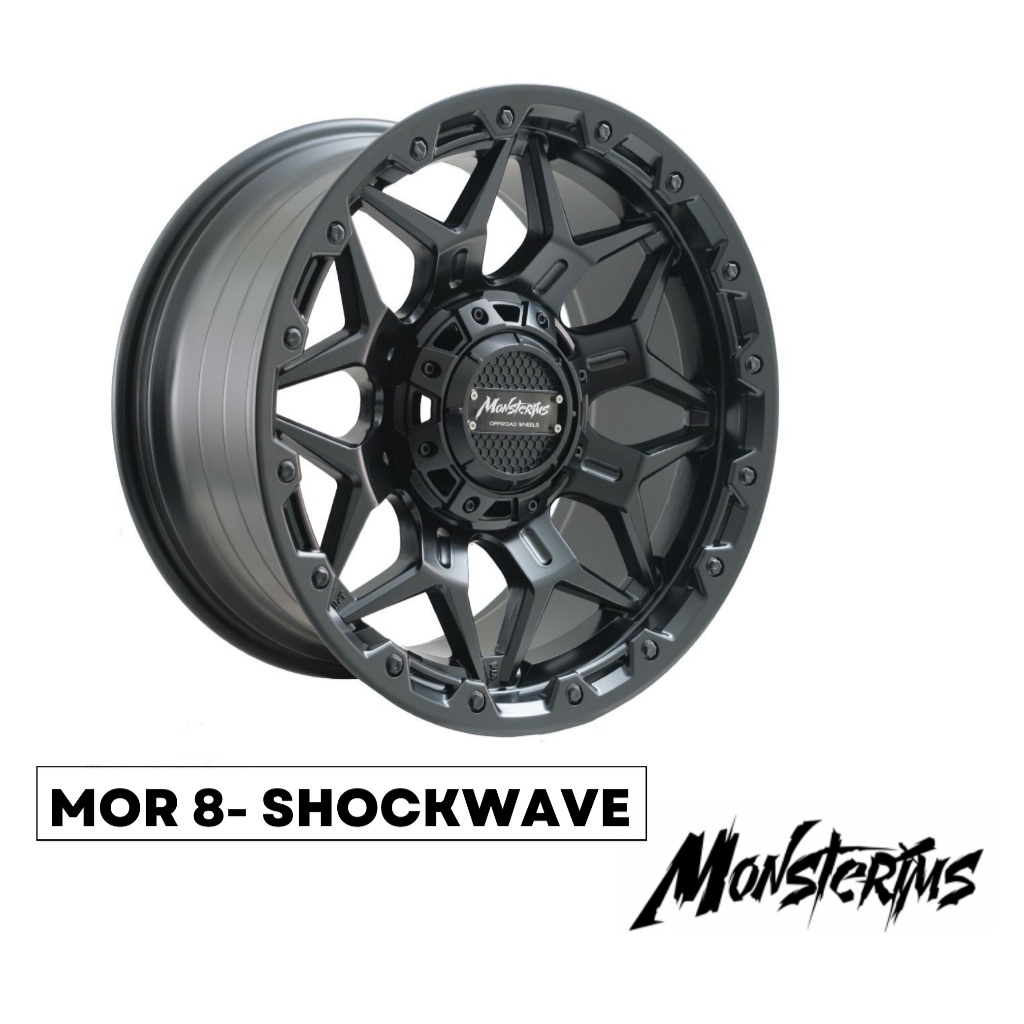 MOR-8 SHOCKWAVE Monsterims Off Road Rim 4x4 Rim Original Monsterims 16 ...