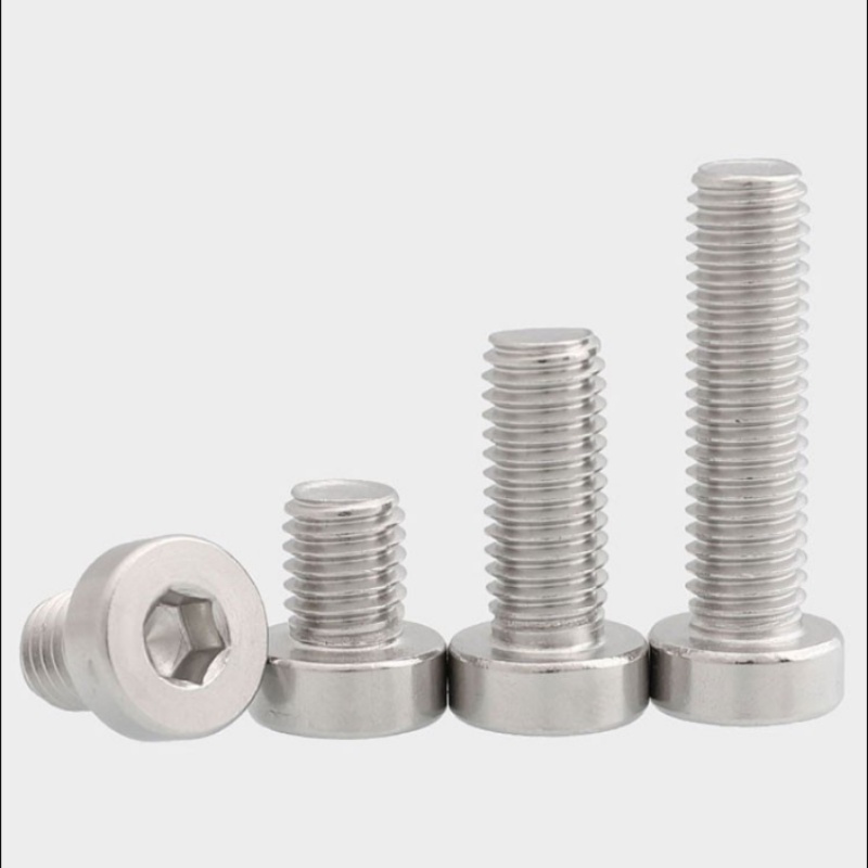 M2/m3/m4 304 Stainless Steel Thin Head Hexagon Socket Screw Low Head ...