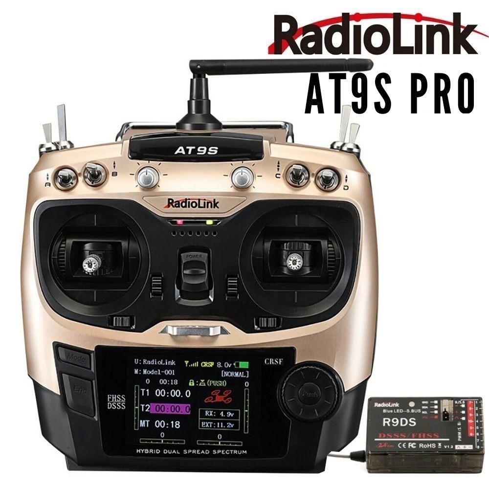 Radiolink AT9S PRO 2.4G 10/12 CH Transmitter Support T8S Crossfire CRSF ...