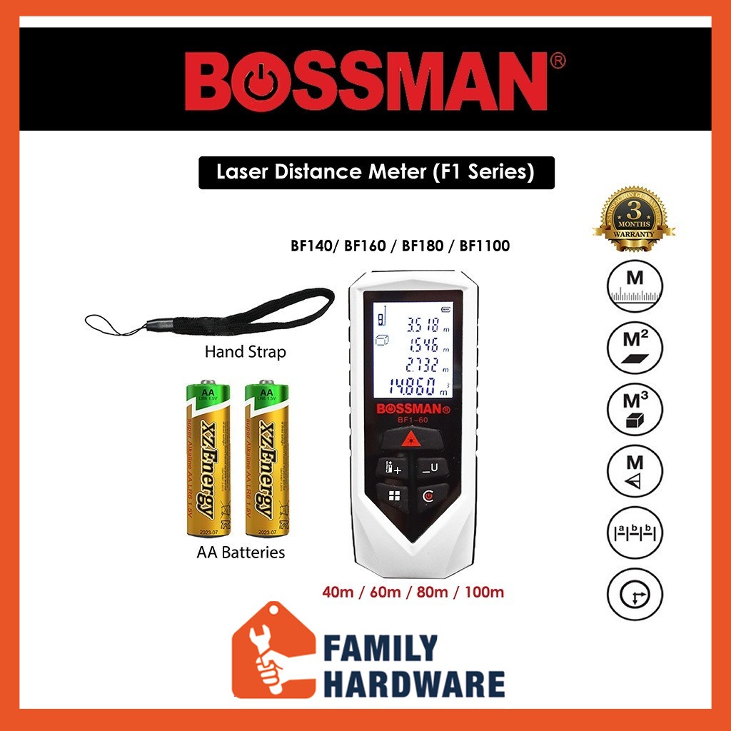 BOSSMAN BF1-40 BF1-60 BF1-80 BF1-100 40mm 60mm 80mm 100mm Laser ...
