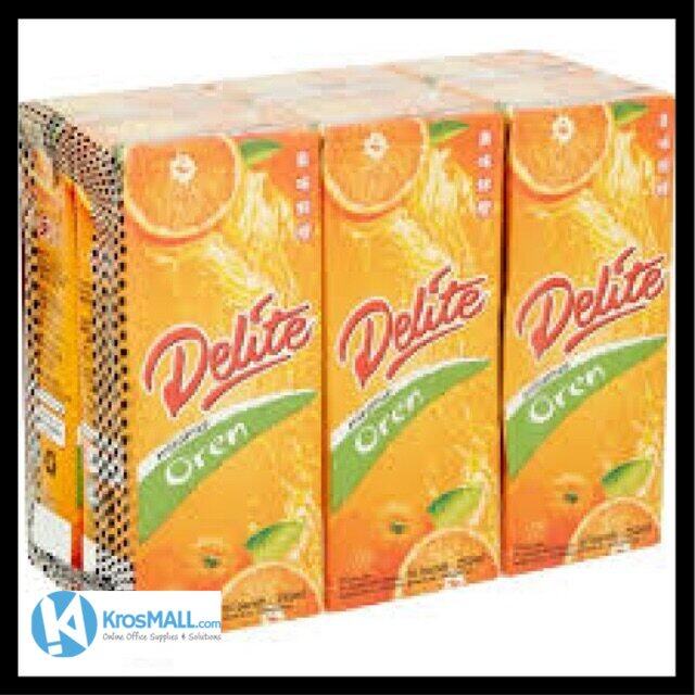 Delite Orange Drink Less Sugar 24 x 250ml | Shopee Malaysia