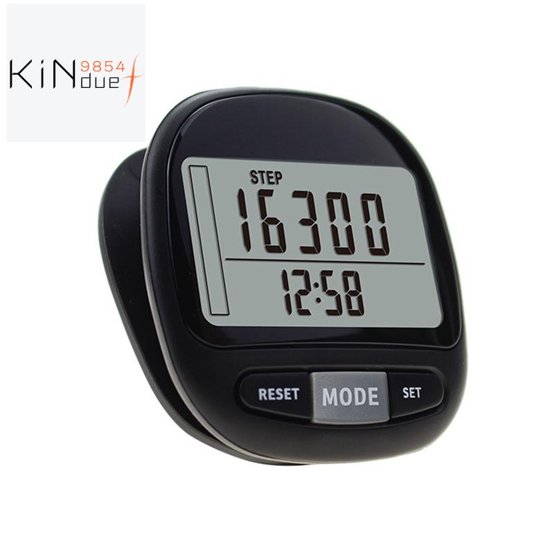 3D Pedometer Step Counter for Walking with Clip and Strap,7 Days Memory ...