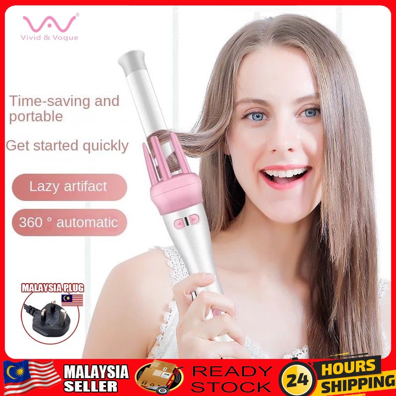Vivid＆Vogue Automatic Hair Curler One-Step Magic Styling Stick Left And ...