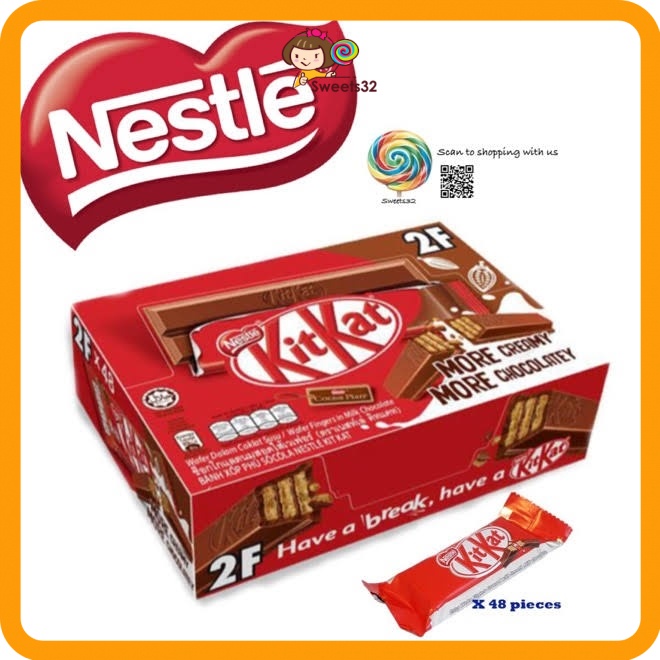 Nestle Kit Kat 2F foil wrap (17gmX48pcs) | Shopee Malaysia