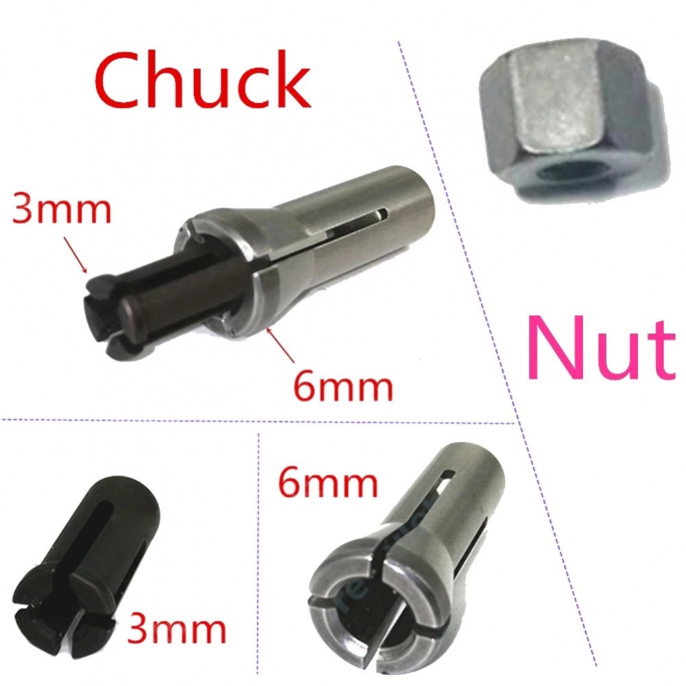 Chuck Cap Collet-Nut For Makita 906 763620-8 3/6mm 763627-4,GD0603 ...