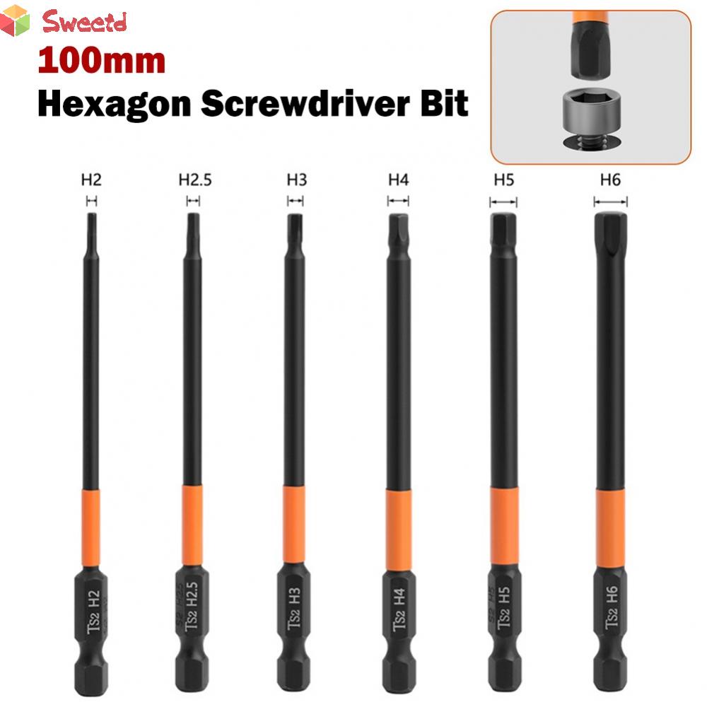 Heavy-Duty Alloy Steel Screwdriver Bit – Hexagonal Head 100mm Length ...
