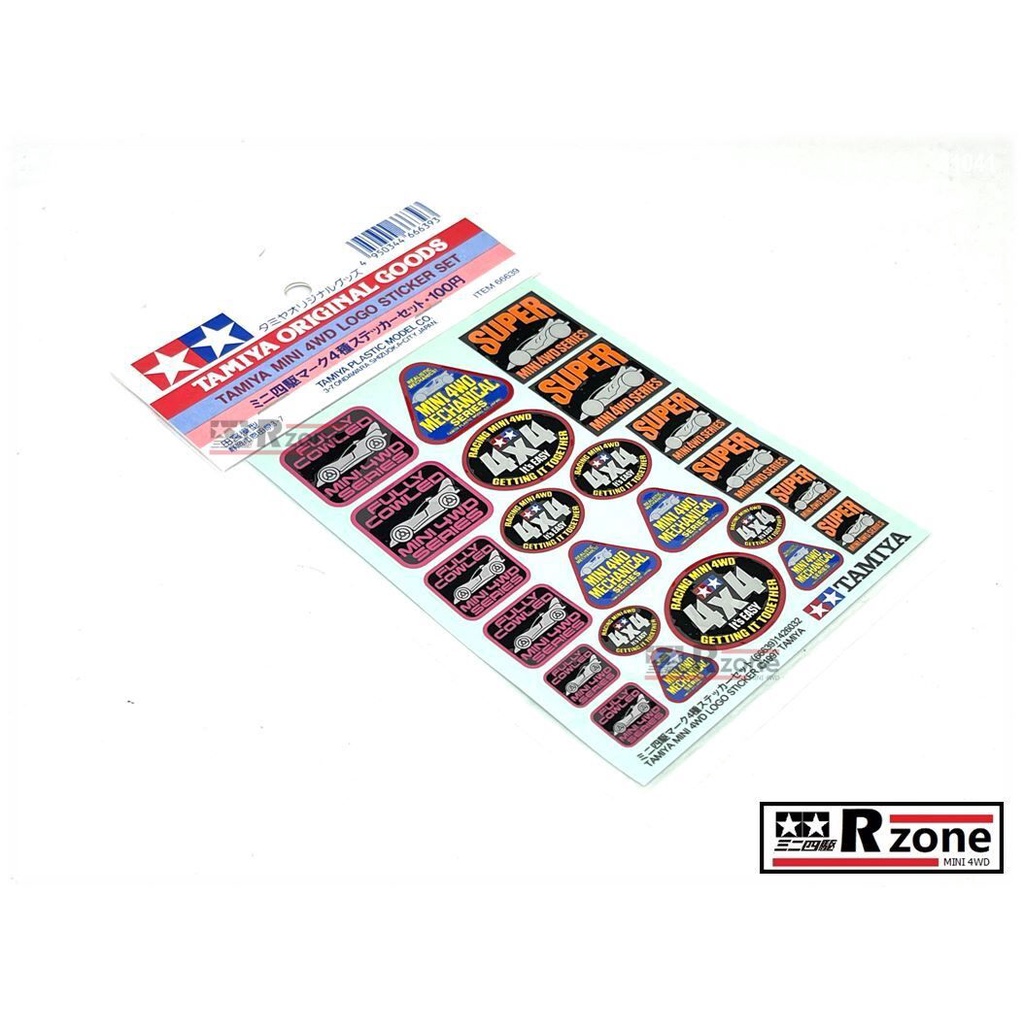[Made In JAPAN] Tamiya Mini 4WD Logo Sticker Set - 66639 | Shopee Malaysia