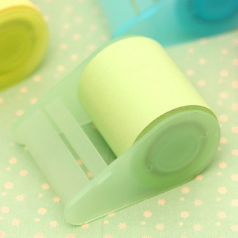 A Roll of Cute Sticky Note 8 Meters with Adhesive Tape Holder Tearable ...