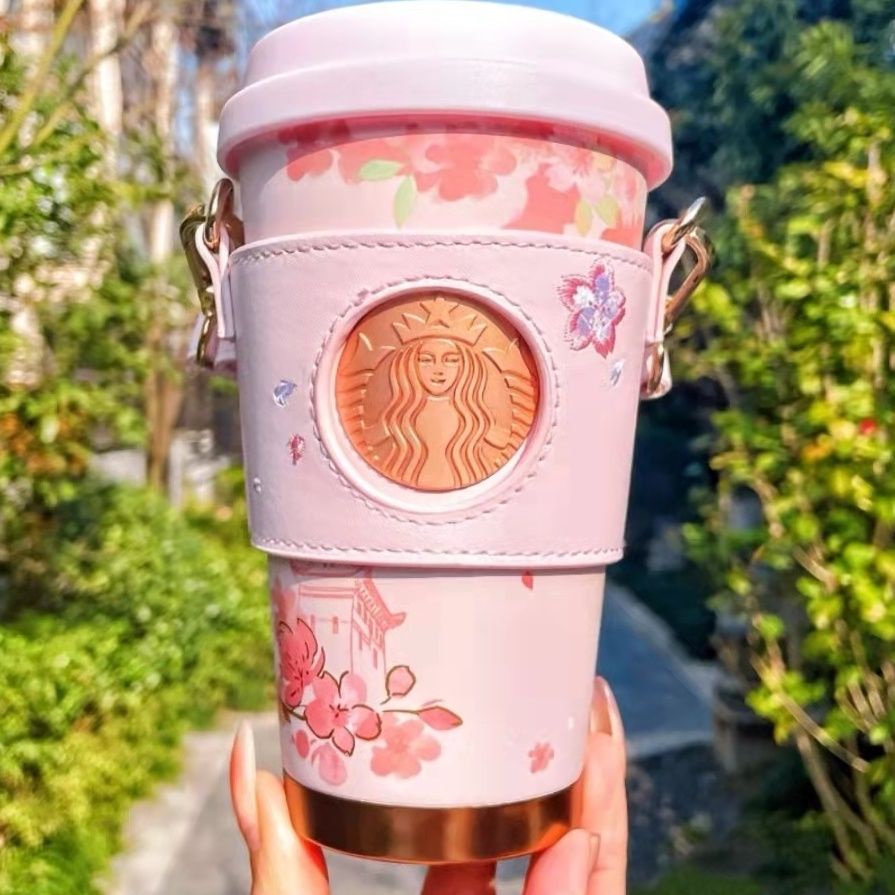 Starbucks Cherry Blossom Cup 2022 Cherry Blossom Style Stainless Steel ...