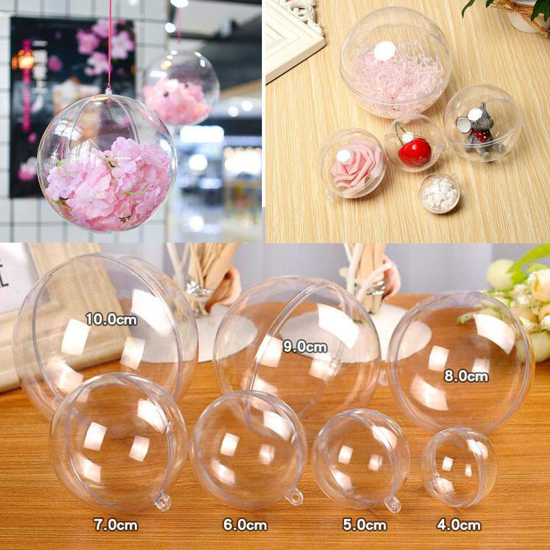 14/16/18/20cm acrylic ball Transparent Clear Round Ball Wedding ...