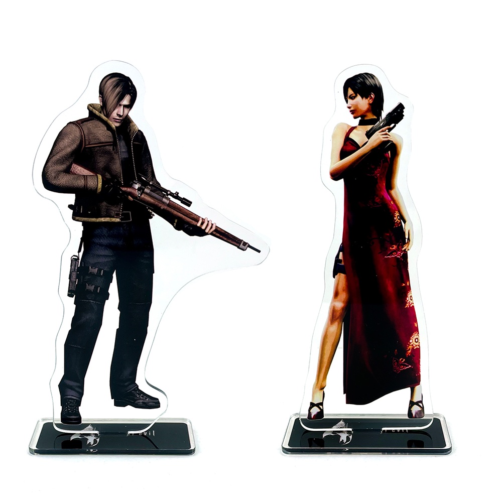 Resident 4 Leon Scott Kennedy Ada Wong B style acrylic stand figure ...
