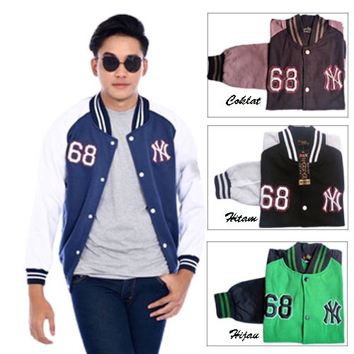 PRIA Men's Varsity Baseball Jacket Polos/Varsity Baseball Jacket Men ...