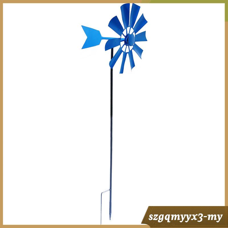 [Local delivery] Wind Premium Wind Sculpture Metal Windmill for Outdoor ...