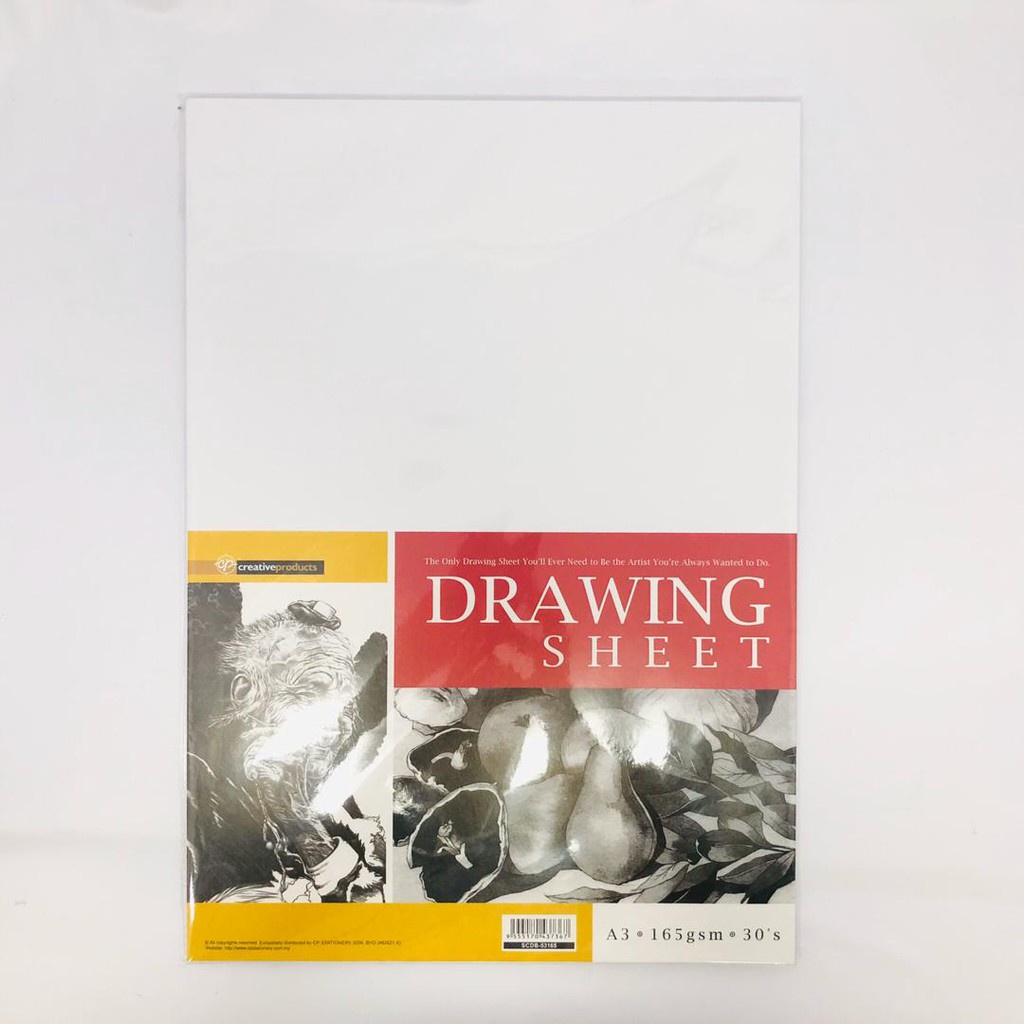 CP A3 Drawing Sheet 165gsm/30's | Shopee Malaysia