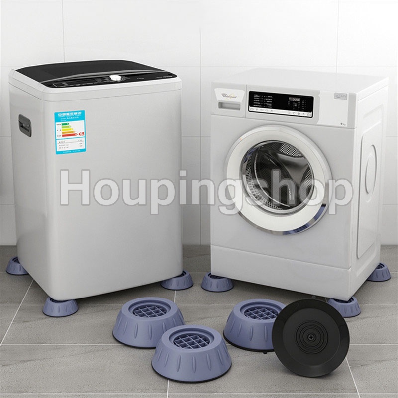 4Pcs Anti Slip Washing Machine Feet Mats Refrigerator Base Universal ...
