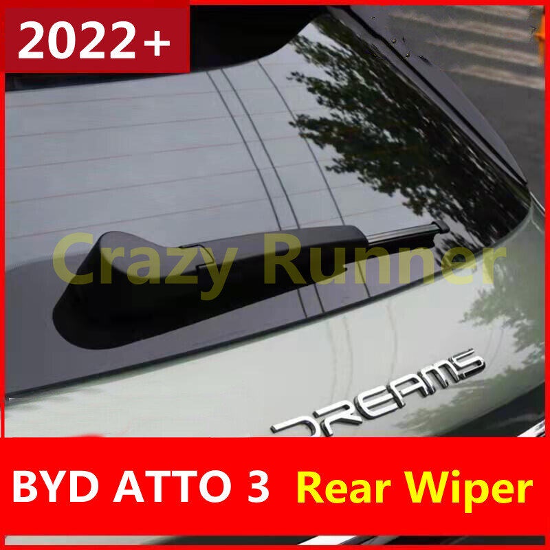 2PCs BYD Atto 3 atto3 yuan plus 2022 rear car wiper windshield wiper ...