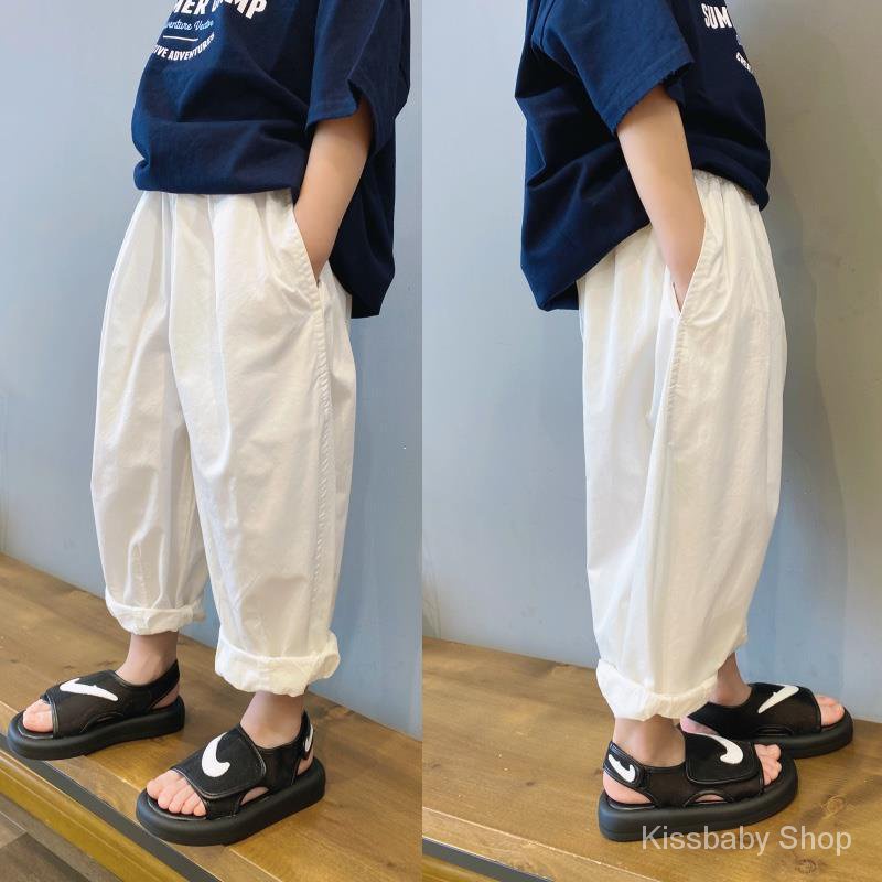 Boys Summer Pants Thin Style 2023 New Style Children's Mosquito Pants Unique Ankle-Length Pants ...