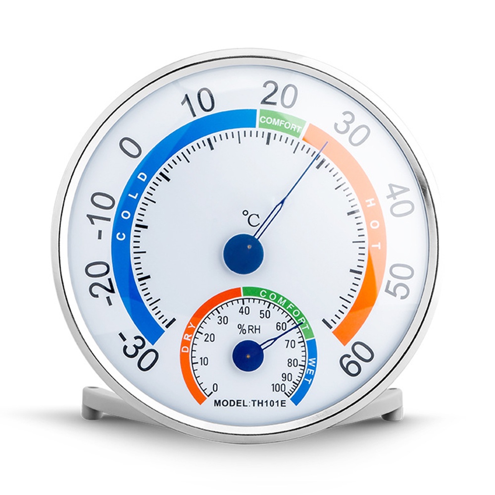 DIYMORE Indoor Thermometer Hygrometer Analog 2 in 1 Temperature ...