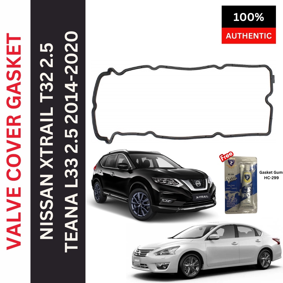 (JAPAN QUALITY) NARA VALVE COVER GASKET FOR NISSAN XTRAIL T32 2.5 TEANA L33 2.5 2014-2020 (FREE ...