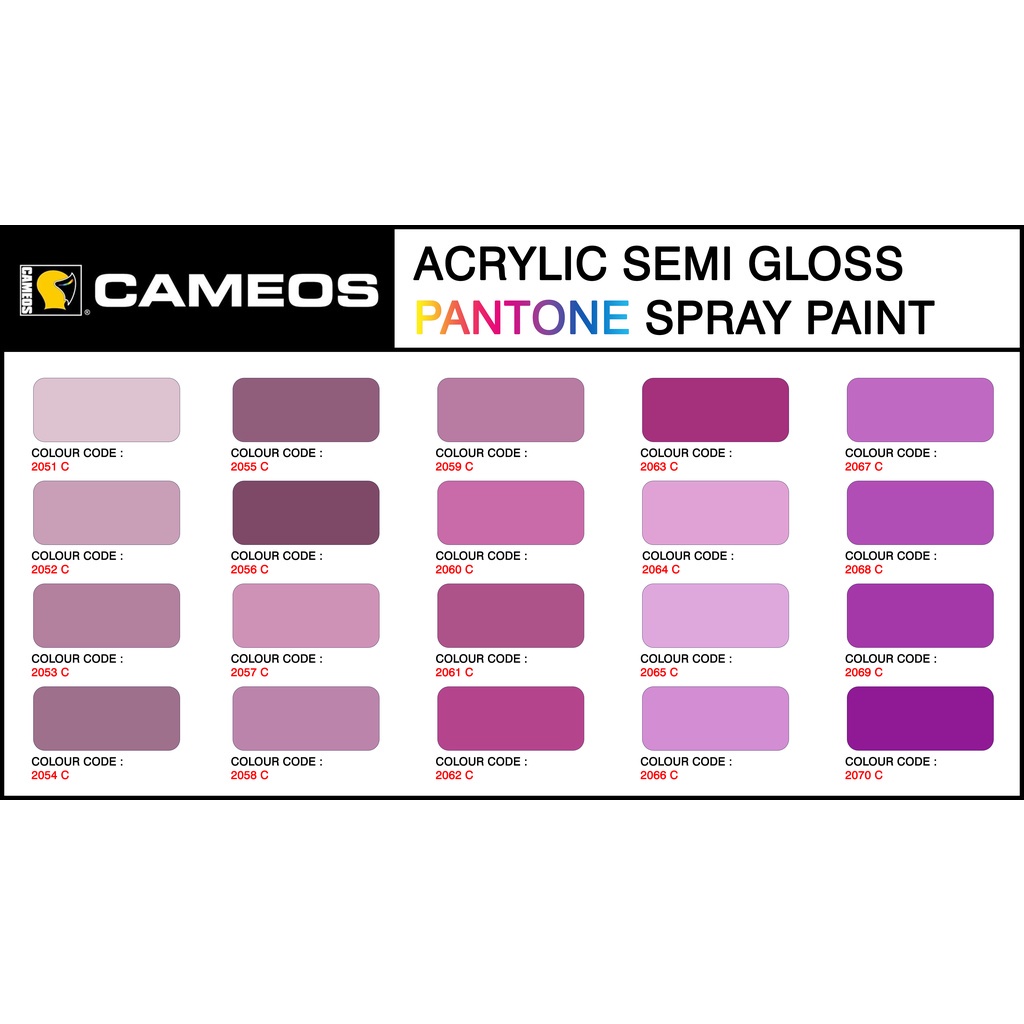 PANTONE Color P69 - Aerosol Spray Paint - CAMEOS 400ML/Bottle | Shopee ...