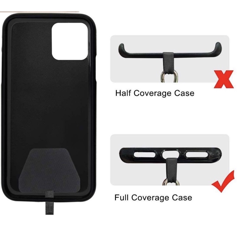 Necklace HandPhone Lanyard Nylon Patch Crossbody Neck Clip Snap Hanging ...