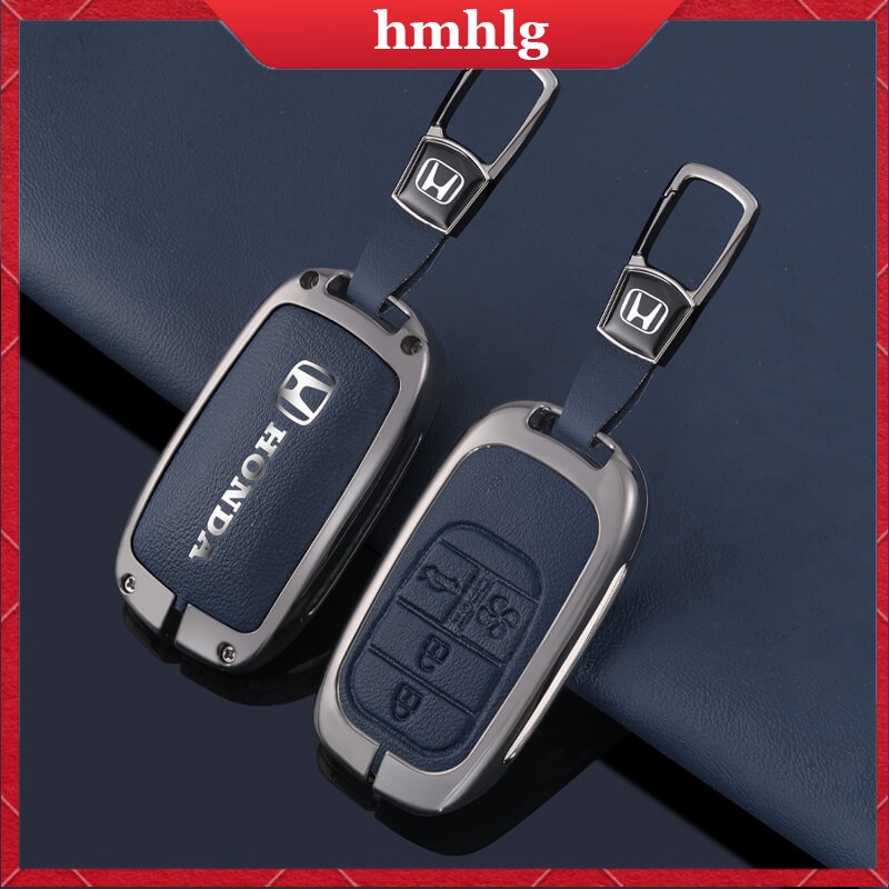 【Available】 For honda Key Fob Cover Zinc Alloy Silicone Key Case Cover ...