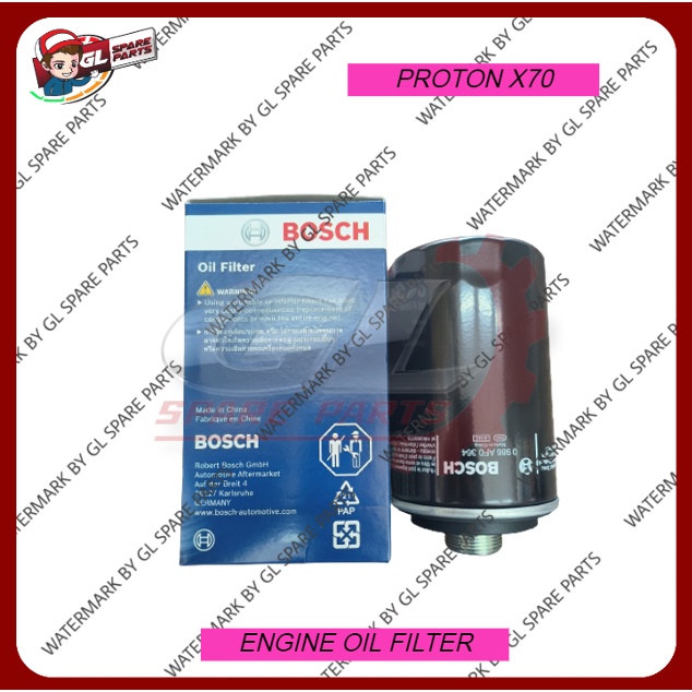 PROTON X70 ENGINE OIL FILTER BOSCH 0986AF0364 | Shopee Malaysia