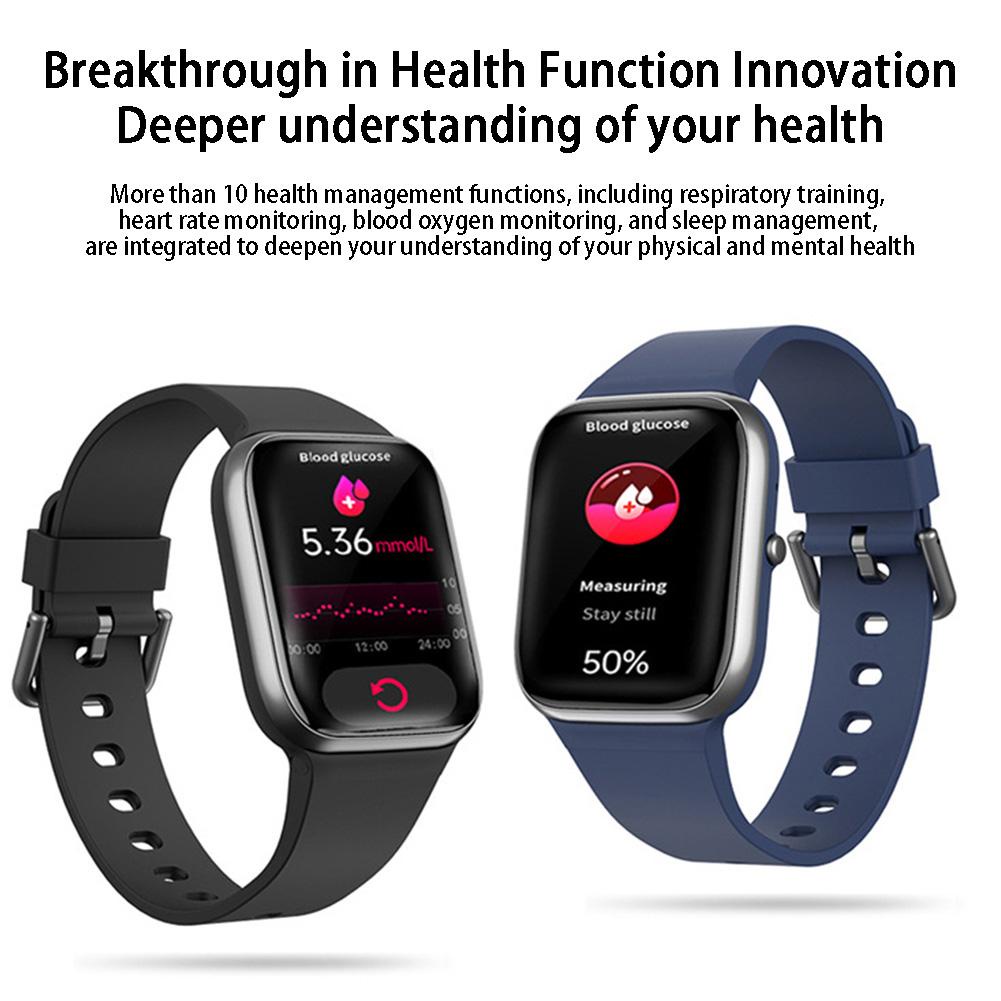 Painless Non-invasive Blood Glucose Monitor Smartwatch,IP67 Waterproof ...