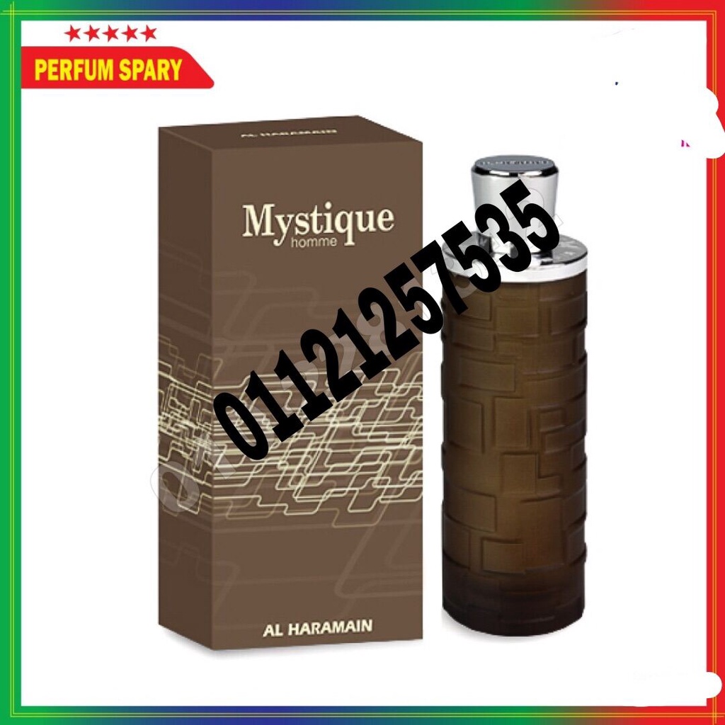 AL HARAMAIN MYSTIQUE HOMME 100ML SPRAY EDP PERFUME FROM DUBAI | Shopee ...