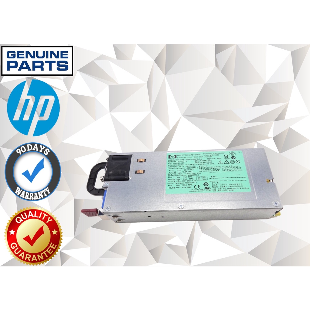HP 1200W CS Platinum Power Supply (579229-001) | Shopee Malaysia