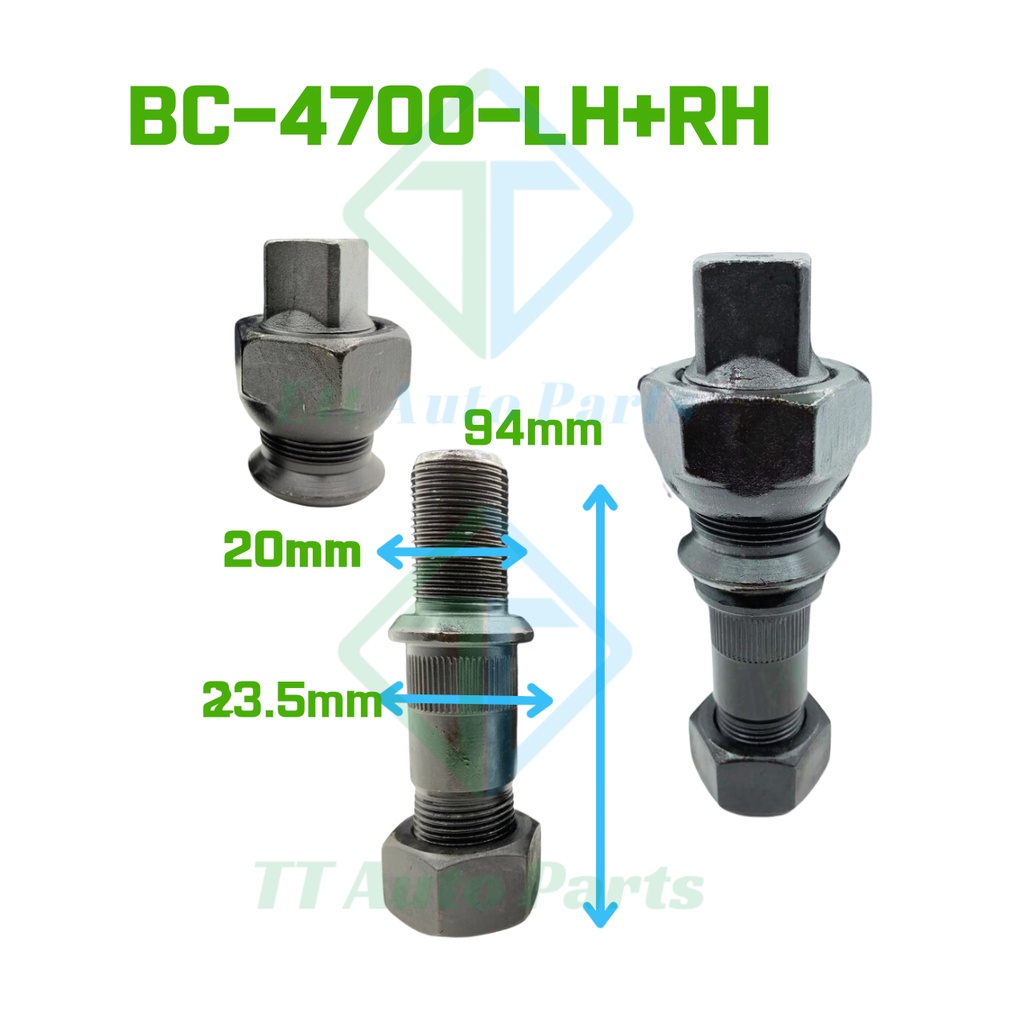 Belakang=Rear Wheel Bolt Wheel Hub Bolt With Nut BC-4700-LH/RH Tyre ...